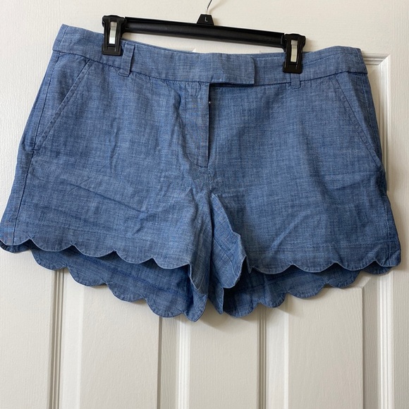 J. Crew Factory | Shorts | J Crew Factory Chambray Shorts Size 2 Nwt ...